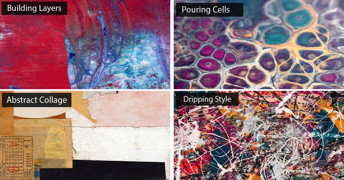 How To Paint Abstract Art | Easy Painting For Beginners